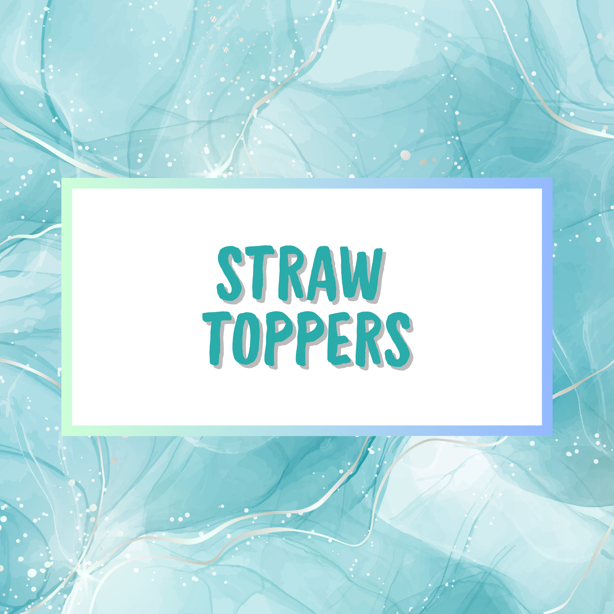 Straw Toppers – JayDeezCreations
